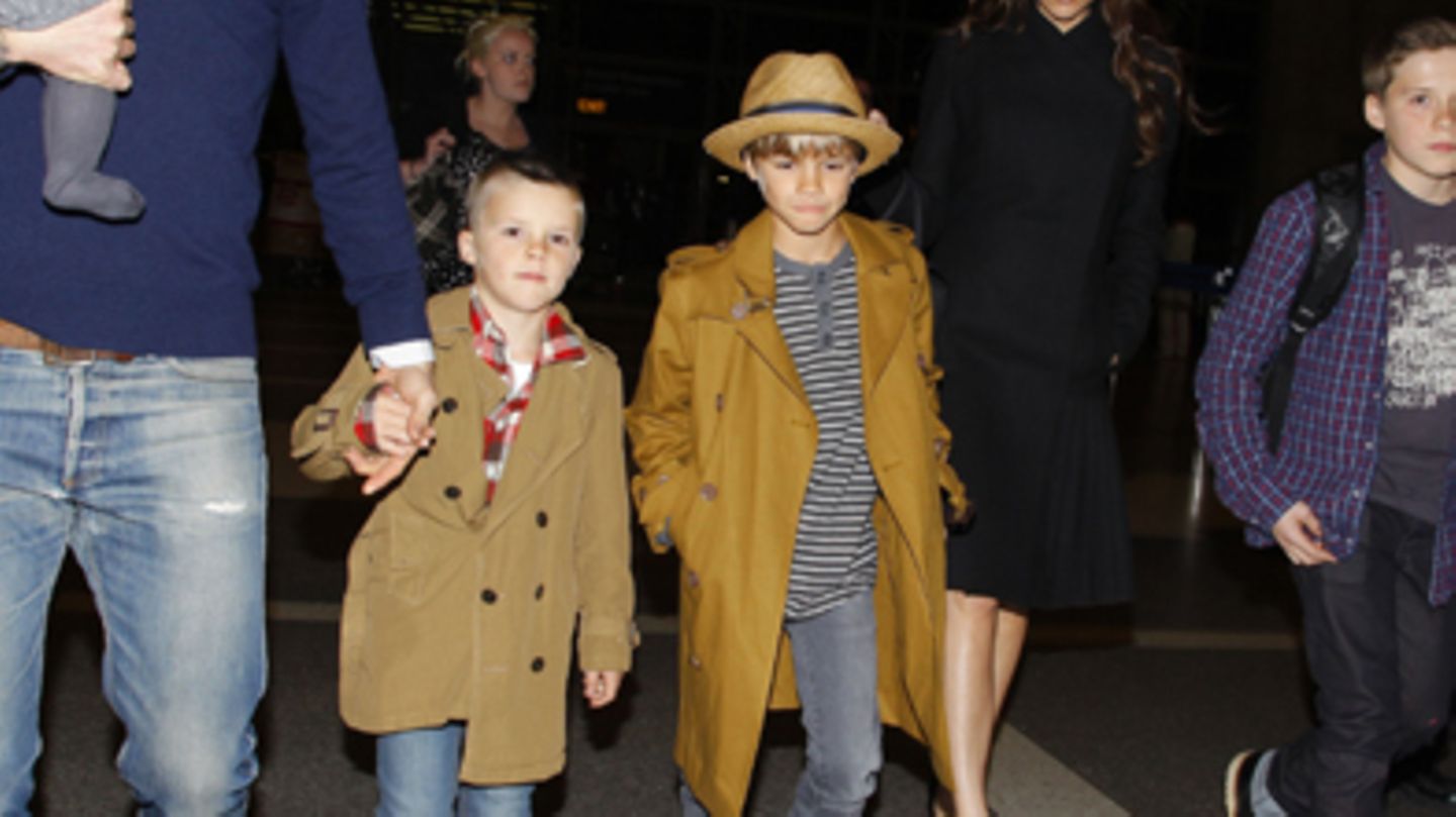 Familie Beckham: Auf in die Ferien | GALA.de