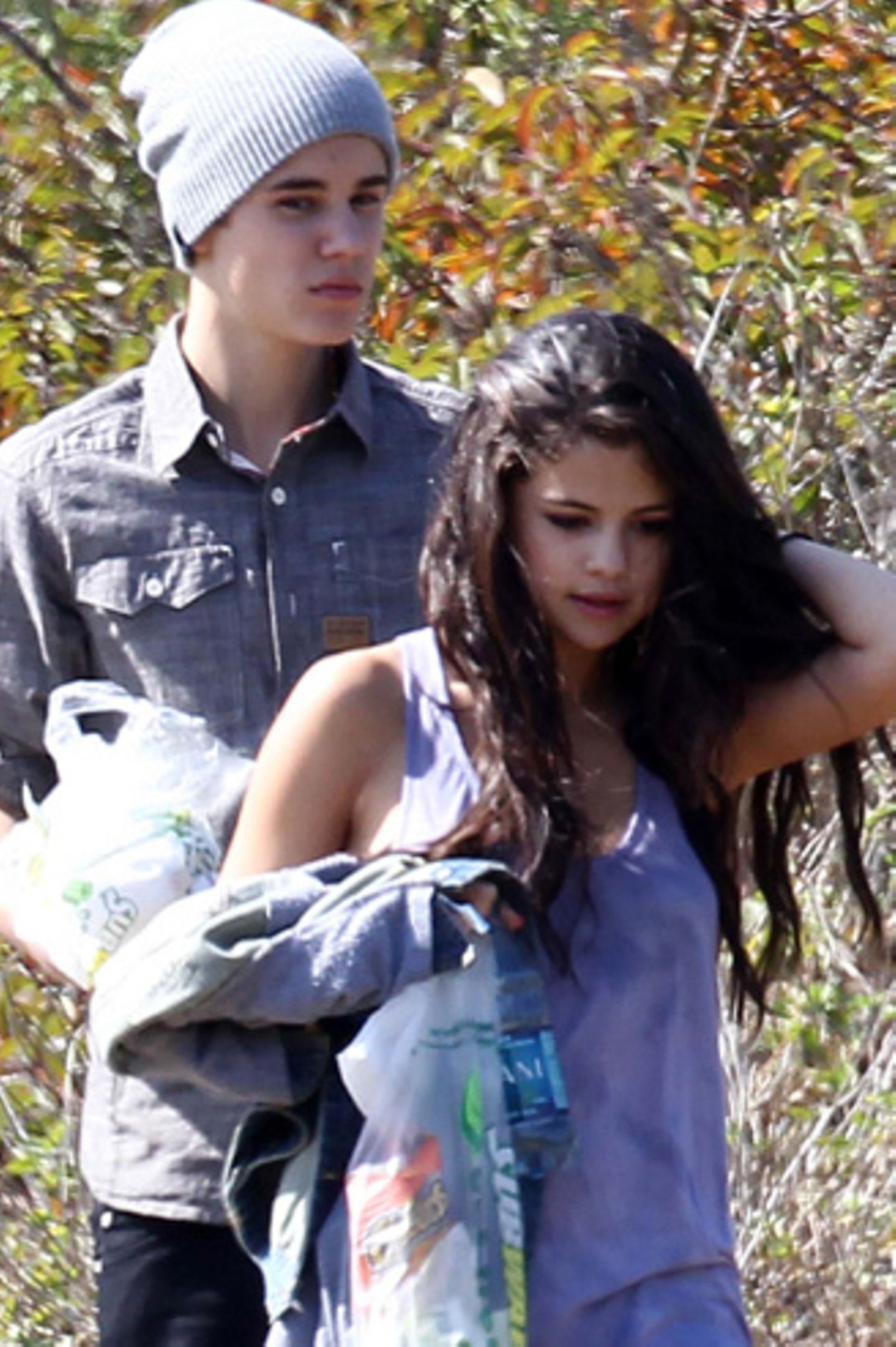Justin Bieber Selena Gomez Strand