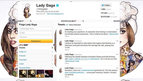 Lady Gaga: Neuer Twitter-Rekord | GALA.de