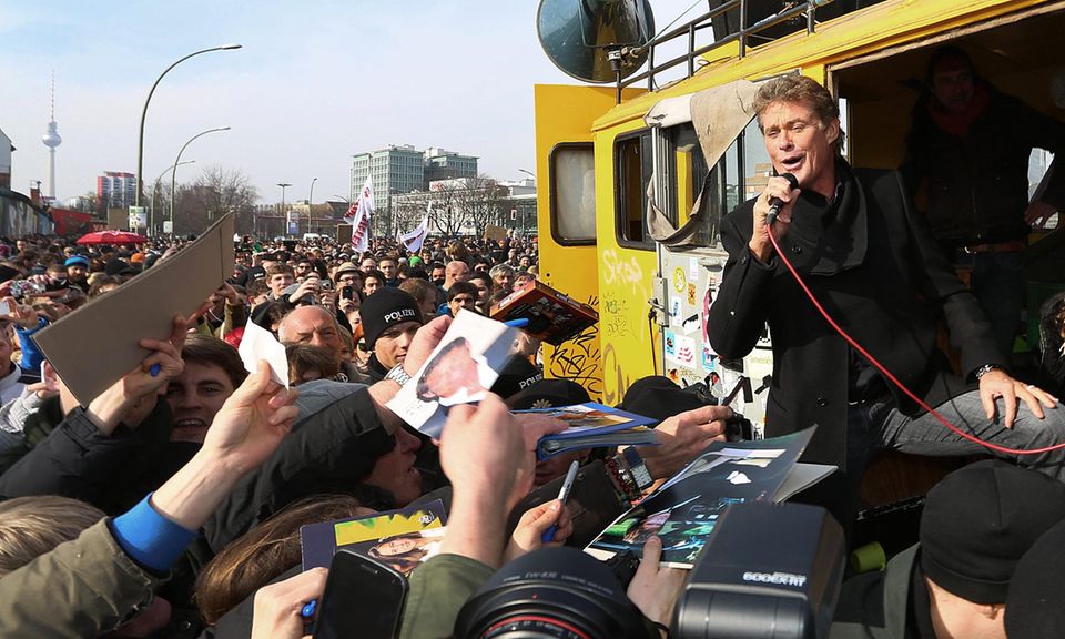 David Hasselhoff: Mr. Wowereit, lassen Sie die Mauer stehen | GALA.de