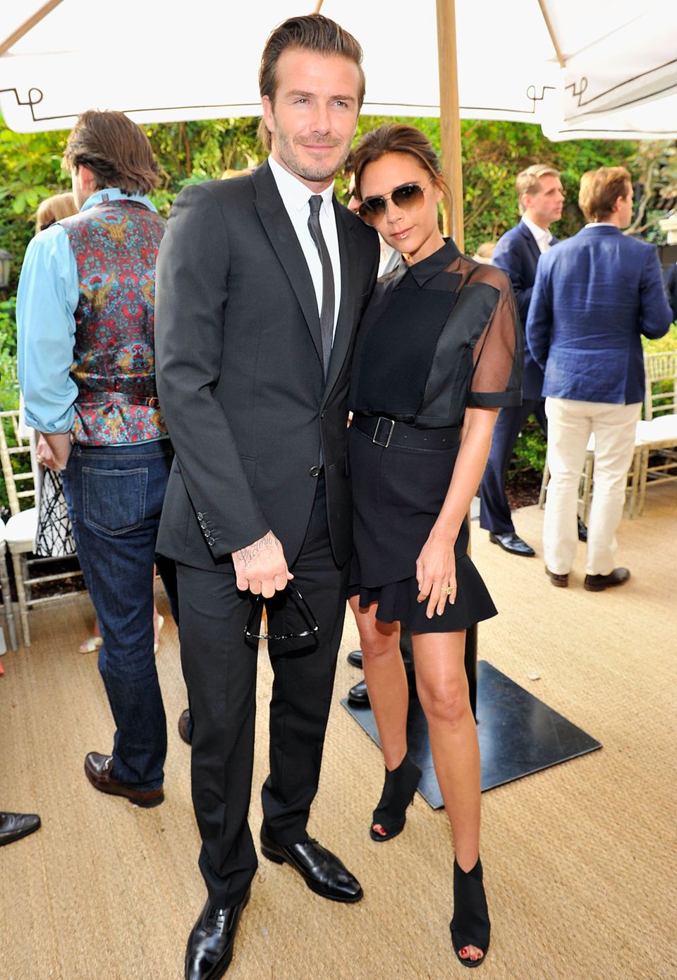 David und Victoria Beckham im Partnerlook | GALA.de