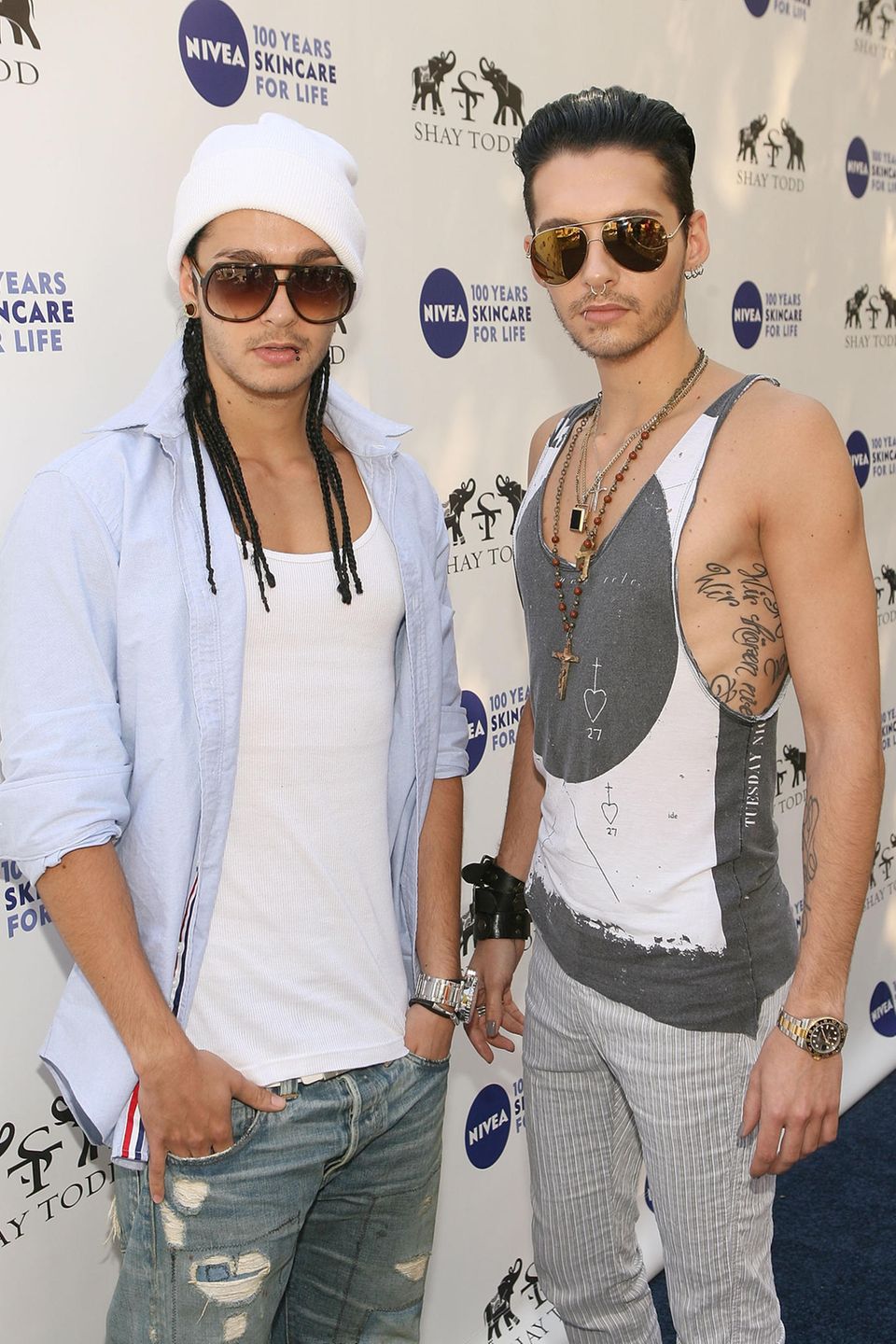 Bill + Tom Kaulitz feiern Geburtstag! Der Beautywandel der Zwillinge in den letzten 30 Jahren ...