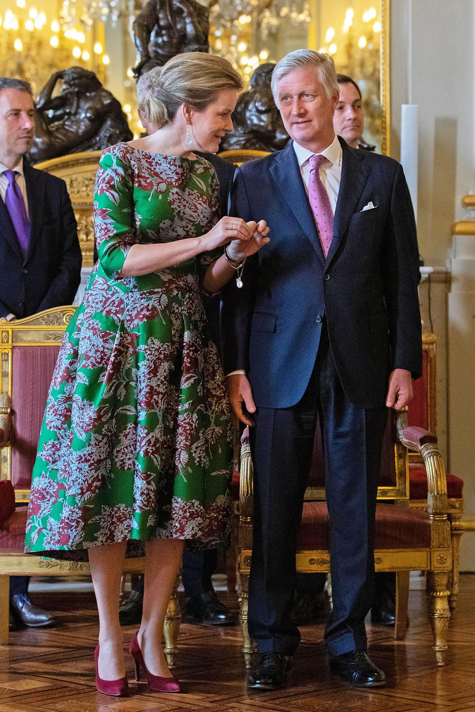 Königin Mathilde: So interessant kombiniert sie zwei Power-Farben | GALA.de