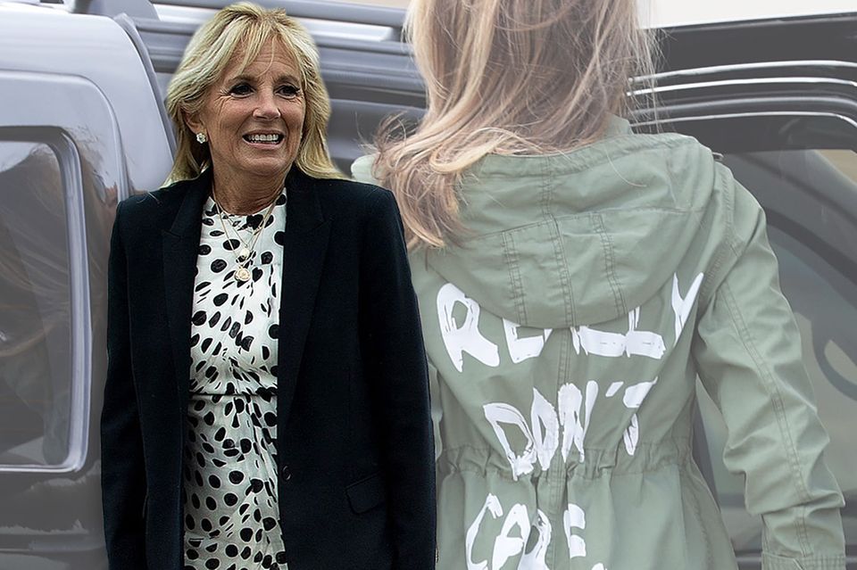 Jill Biden: Ist ihr "Love"-Blazer ein Seitenhieb an Melania Trump ...