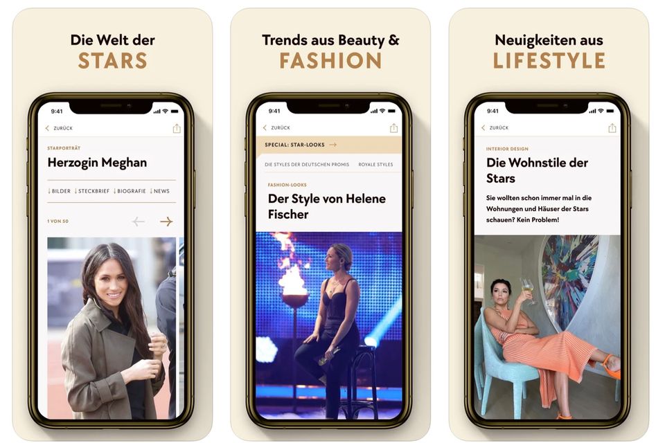 GALA STARNEWS Apps für iOS, Android und Windows 8 | GALA.de