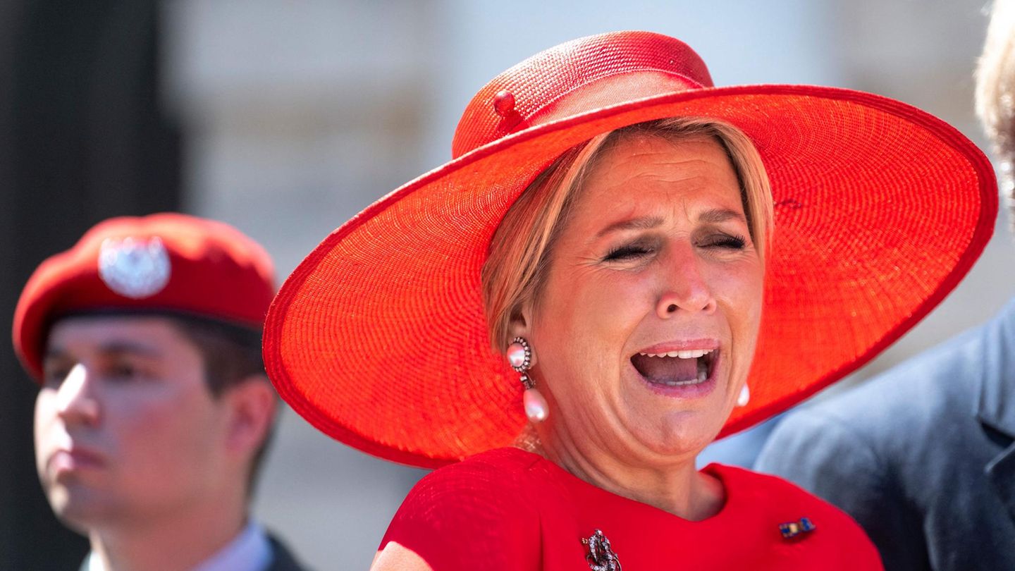 Königin Máxima: Sie lacht über ihre Hut-Panne in Wien | GALA.de