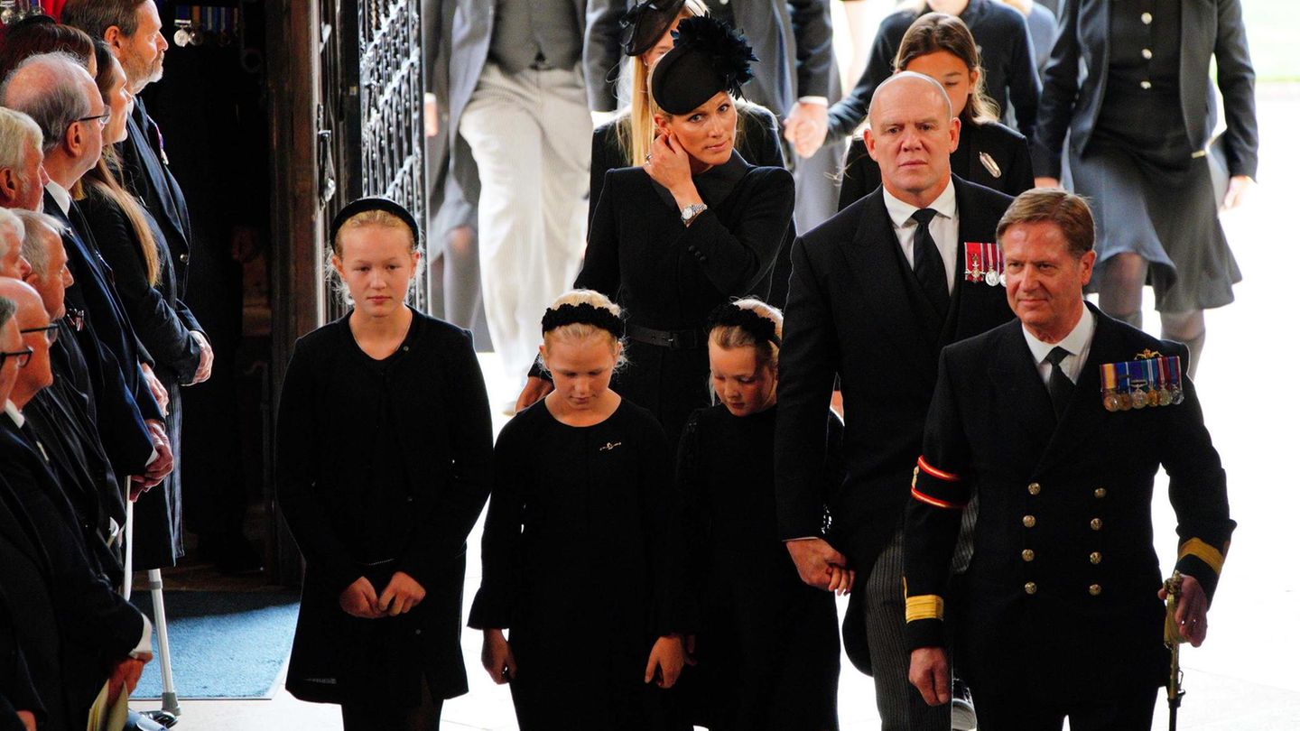 Queen Elizabeth: Isla Phillips rührt bei Beerdigung mit besonderem ...