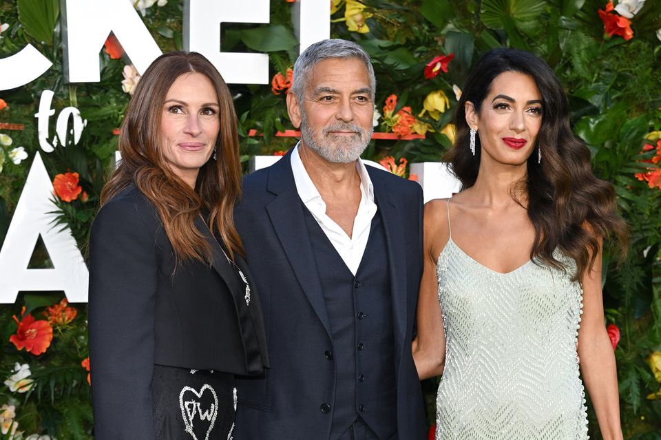 George Clooney: Er musste Julia Roberts küssen, als Amal zusah | GALA.de