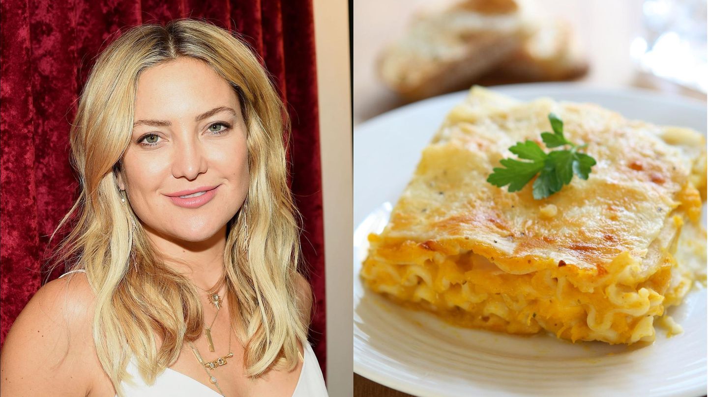 Kalorienarme Veggie-Lasagne: Kate Hudsons Rezept für den Winter | GALA.de