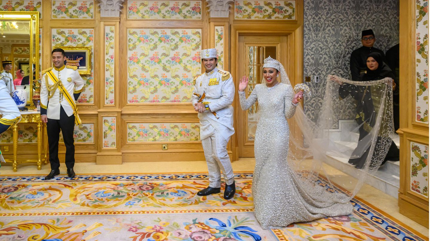 Hochzeit von Prinzessin Azemah und Prinz Bahar in Brunei in Bildern ...