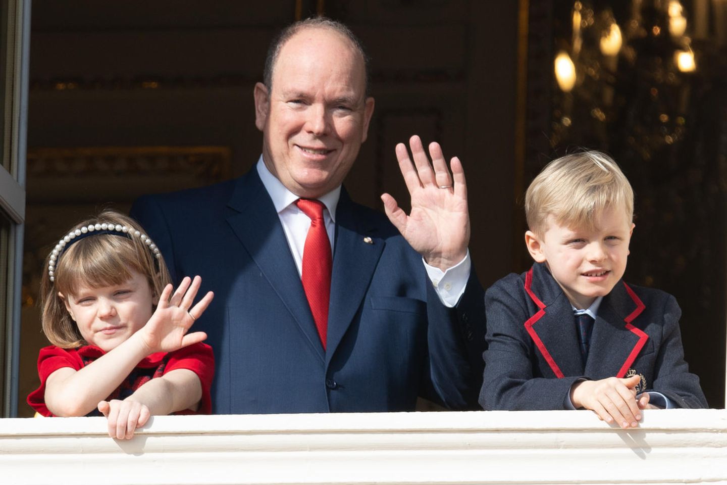 Fürst Albert: "Ich bin mit meinen Schwestern auf der Herkules-Galerie ...