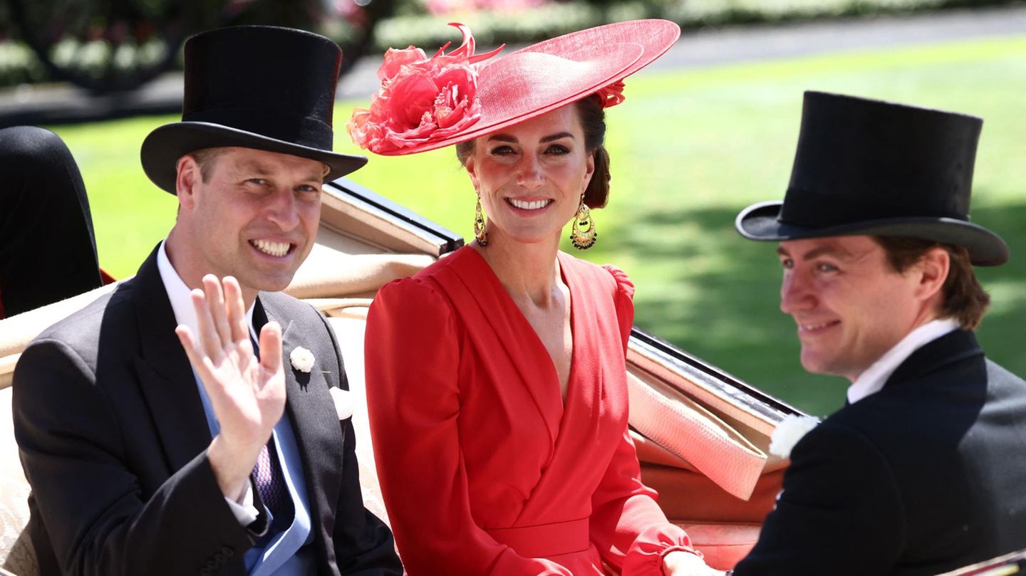 Catherine, Princess of Wales: In Signalrot begeistert sie in Ascot ...