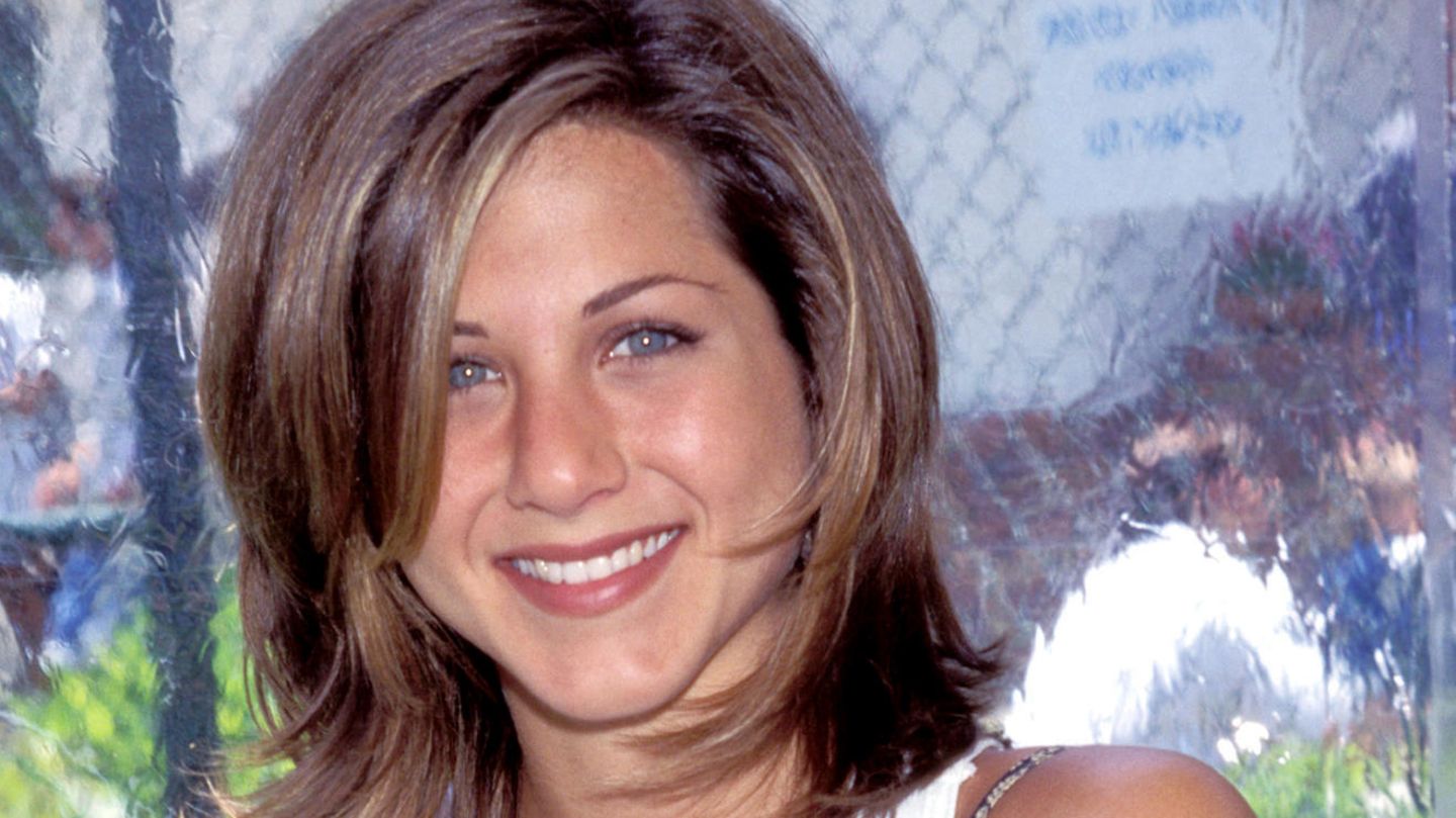 Tuta Jennifer Aniston Jennifer Aniston, Rivista Vintage Harper's