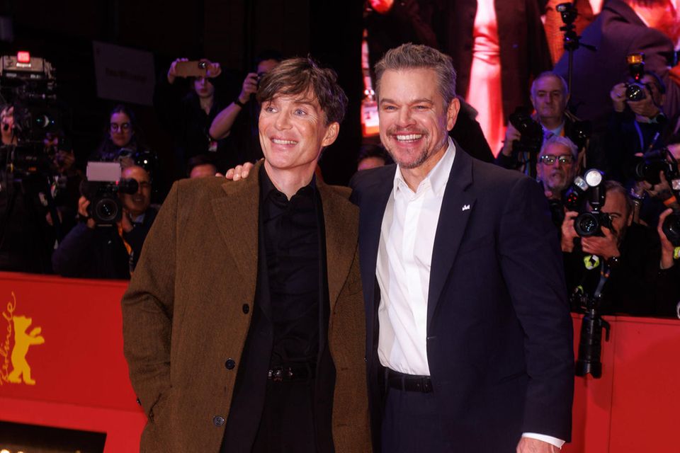 Eröffnung der 74. Berlinale: Matt Damon und Cillian Murphy glänzen ...
