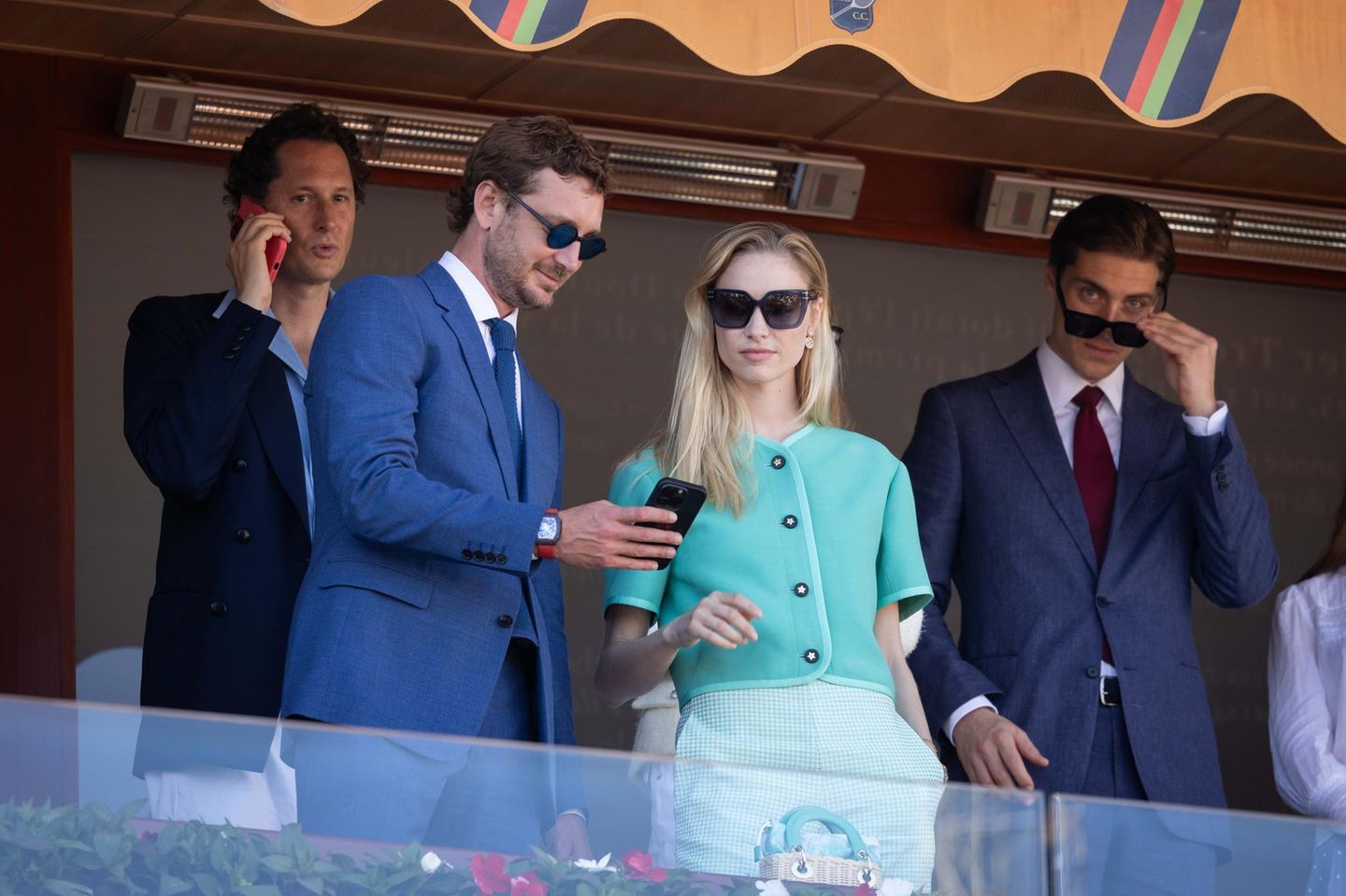 Beatrice Borromeo + Pierre Casiraghi: Beim Tennis-Match ist ihr Handy ...