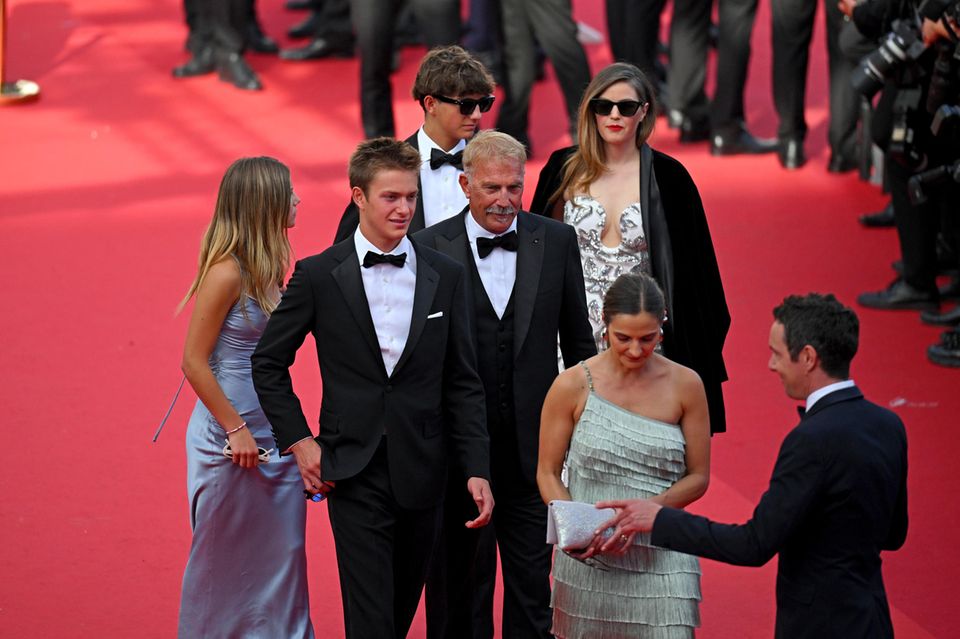 Kevin Costner: So chaotisch verlief der Auftritt mit seinen Kindern ...