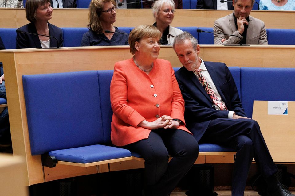 Angela Merkel: Innige Fotos! Dieser Schauspieler steht ihr besonders ...