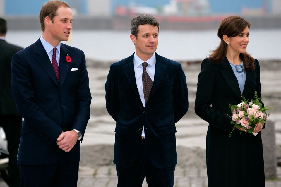 Prinz William + König Frederik: Historisches Foto veröffentlicht | GALA.de