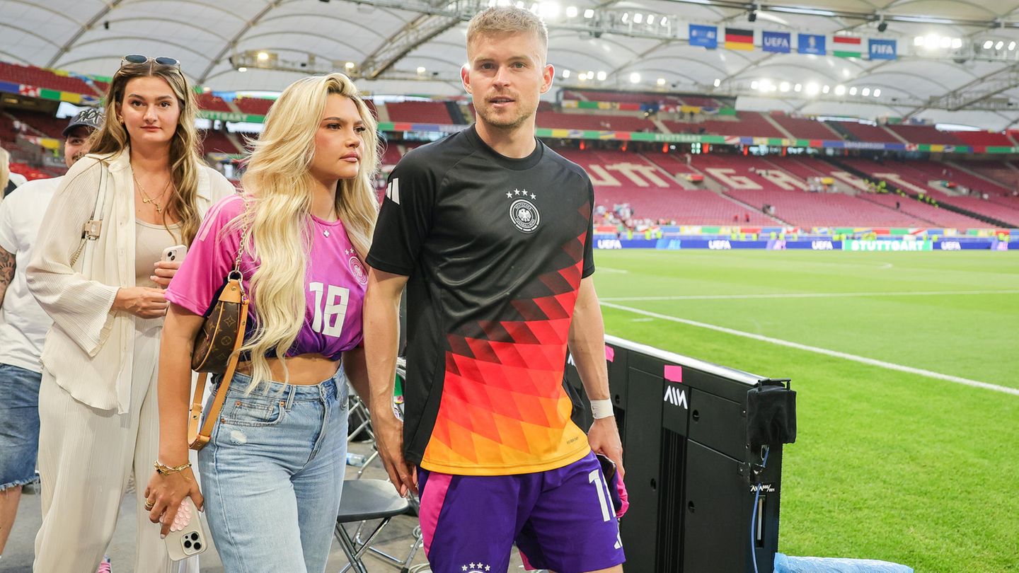 EM-Star Maximilian Mittelstädt: Freundin macht sich bei Achtelfinale ...