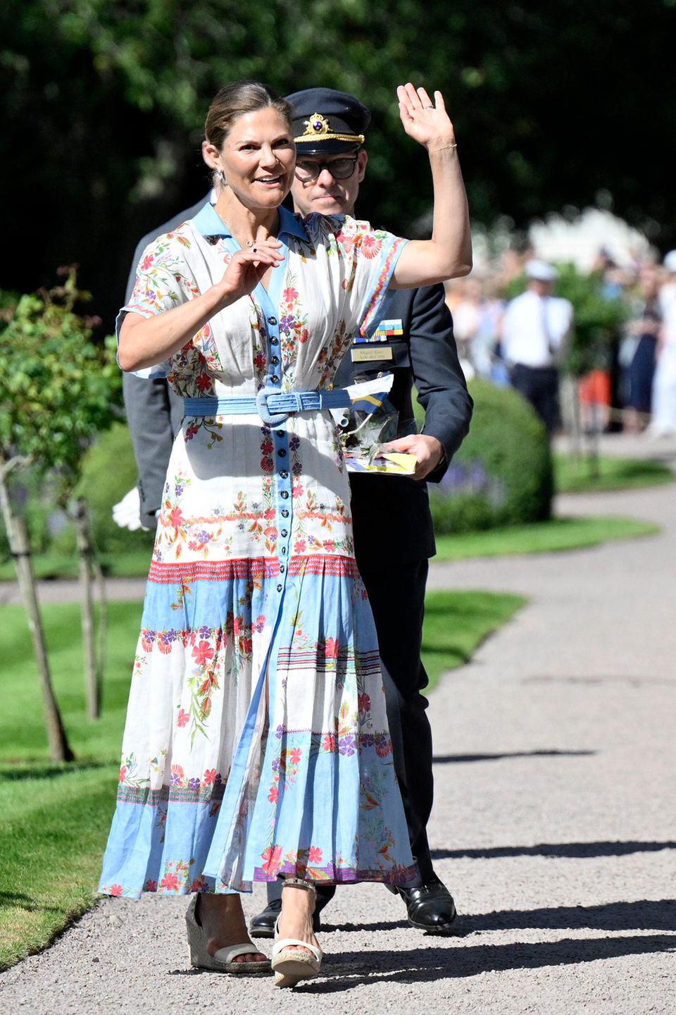 Prinzessin Victoria: Modisch steht bei ihr der Nationalfeiertag schon ...