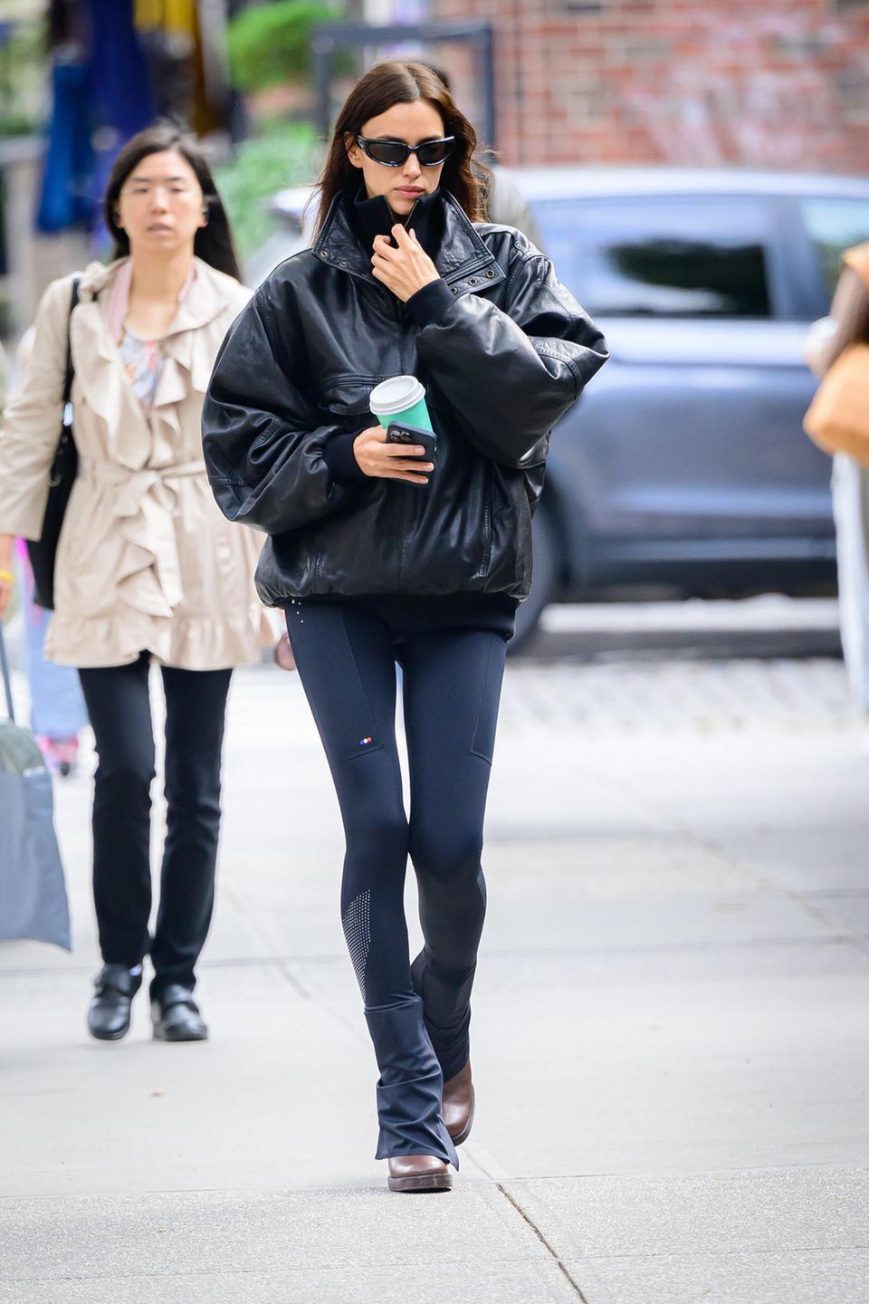 Irina Shayk Irina Shayk Appears With Her Daughter In New York, While
