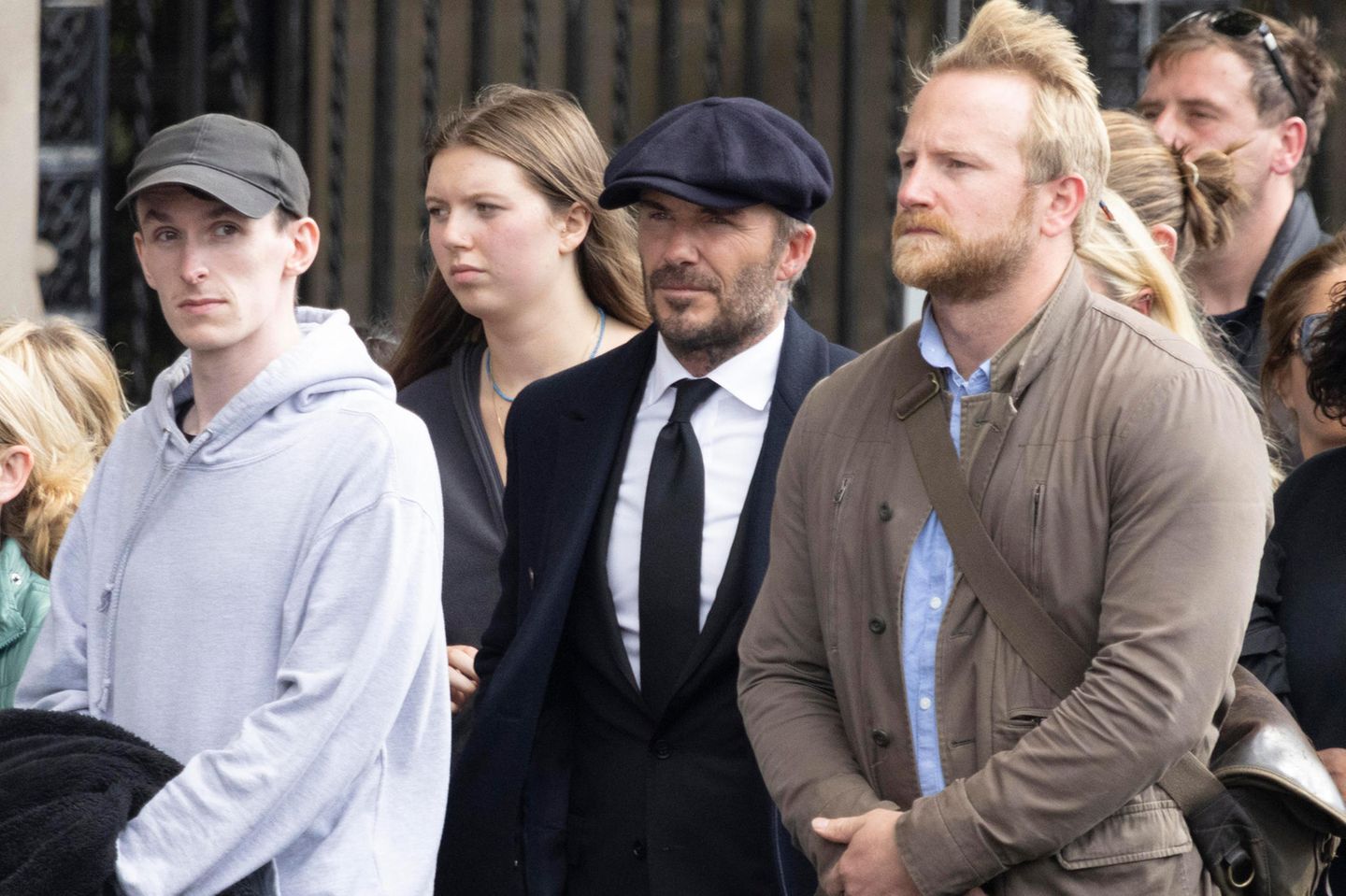 David Beckham: So verhielt er sich zwischen den Trauernden um Queen ...