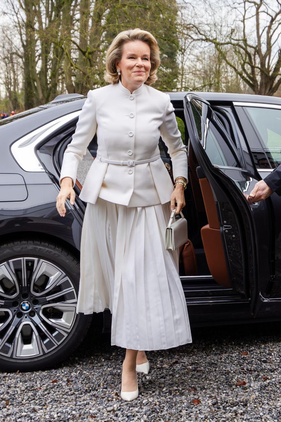 Königin Mathilde: Mit diesem Accessoire verwandelt sich ihr schlichter ...