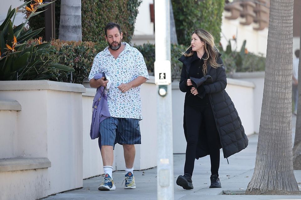 Adam Sandler: Ehekrise? Streit auf offener Straße mit Ehefrau Jackie ...