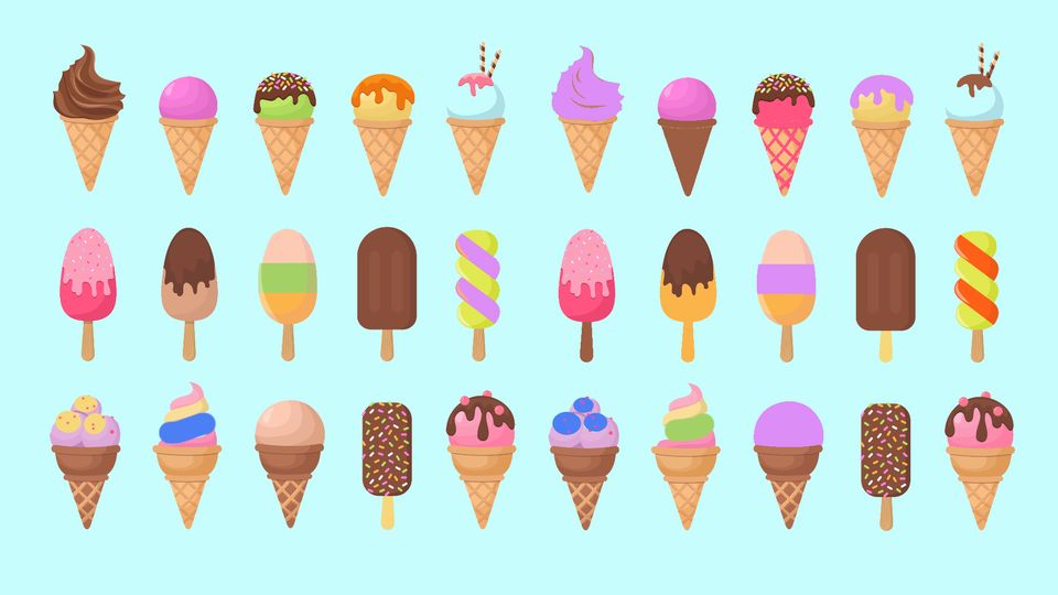 Sommer-Suchbild: Nur jeder 5. entdeckt, welches Eis es doppelt gibt ...