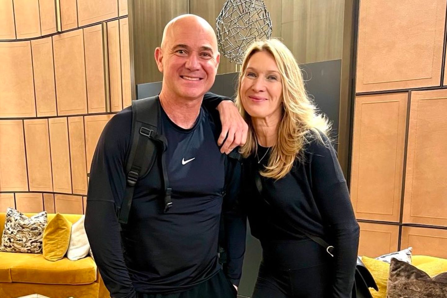 Steffi Graf En Andre Agassi