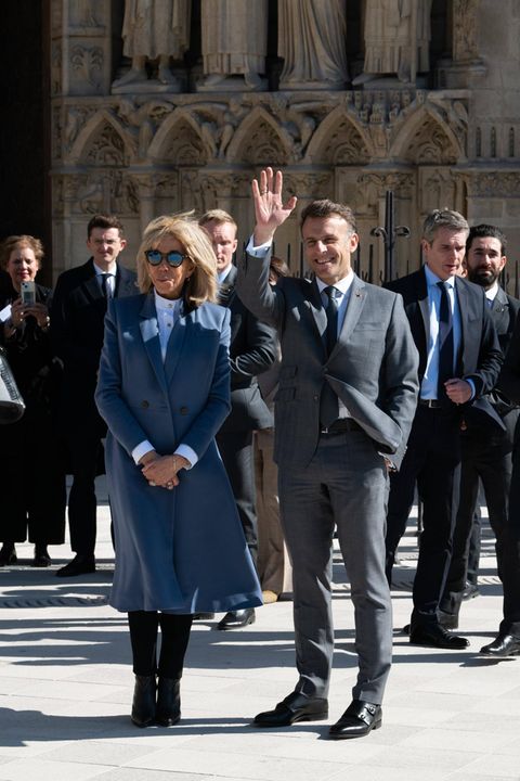Brigitte Macron: Majestätischer James-Bond-Glamour im Schloss ...