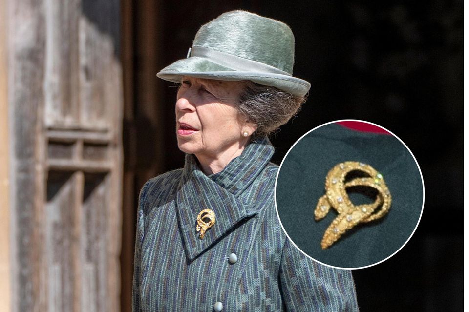 Ostergottesdienst 2025 – untypische Schmuckwahl für Prinzessin Anne ...