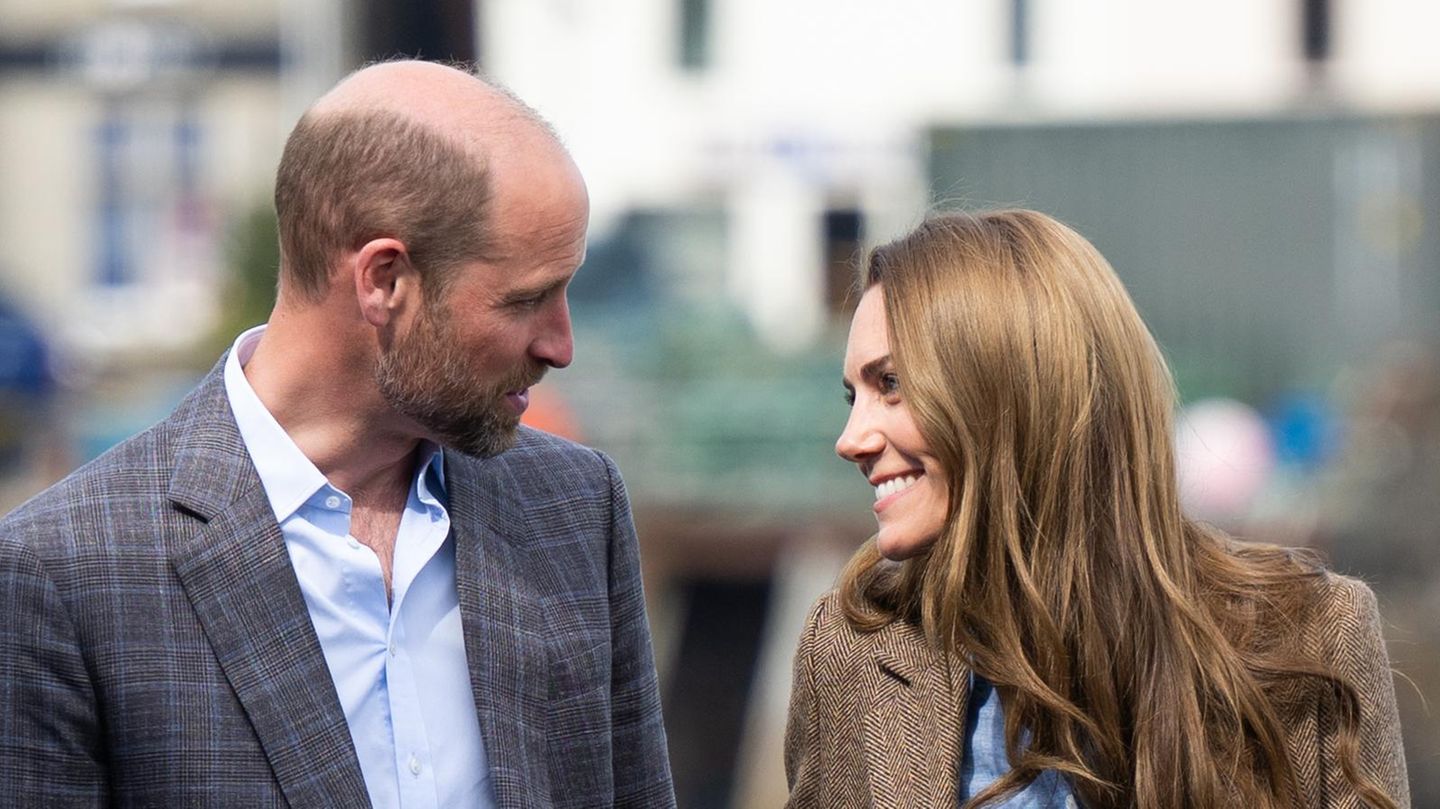 Prinz William + Kate turteln in Schottland so offen wie selten zuvor ...