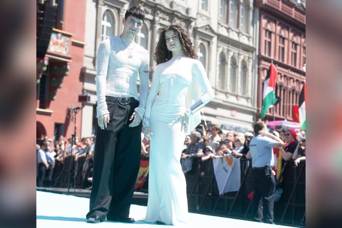 ESC 2025 in Basel: So zeigten sich Abor & Tynna bei Eröffnung