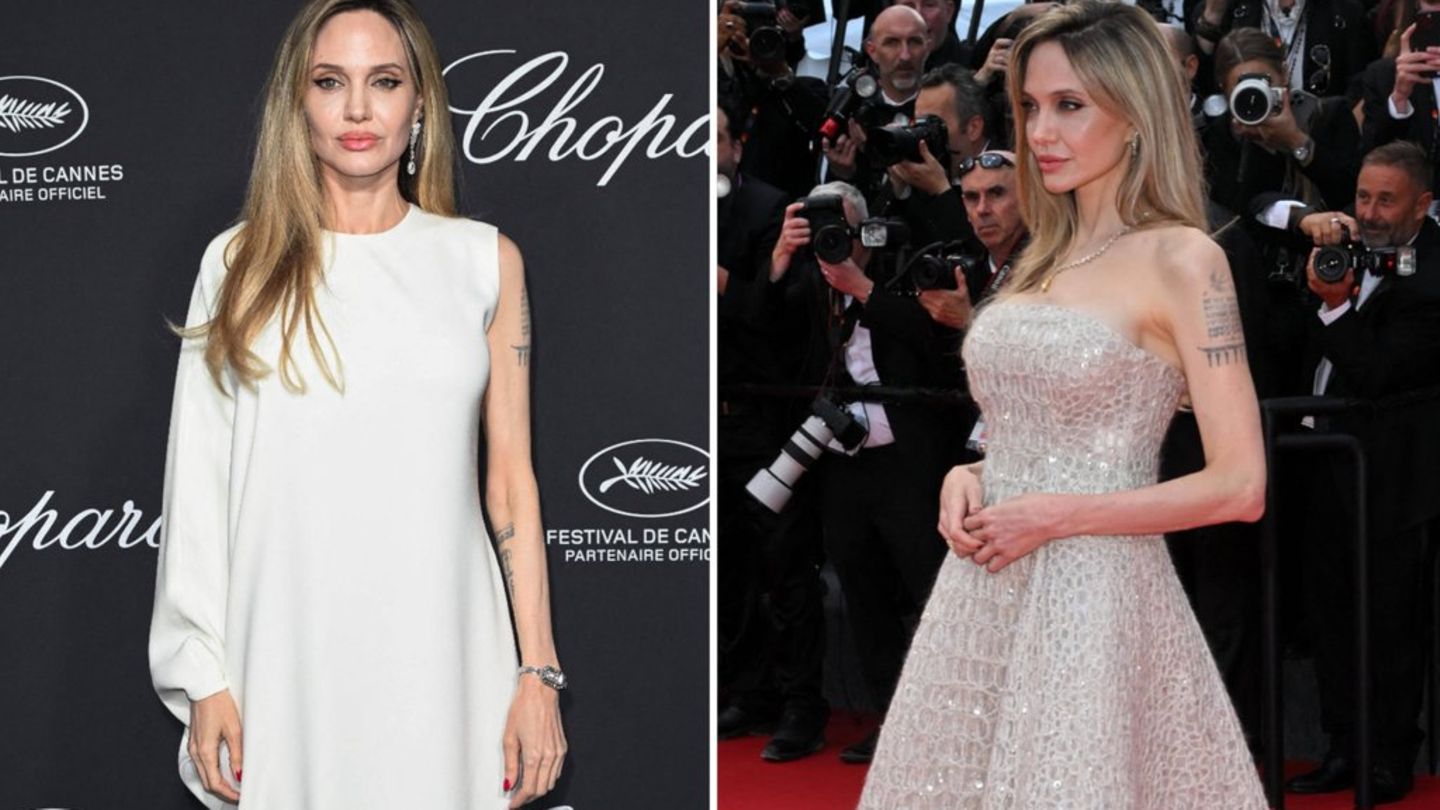 Hollywoodstar Angelina Jolie: Zweimal Weiß für die Film-Ikone in Cannes ...