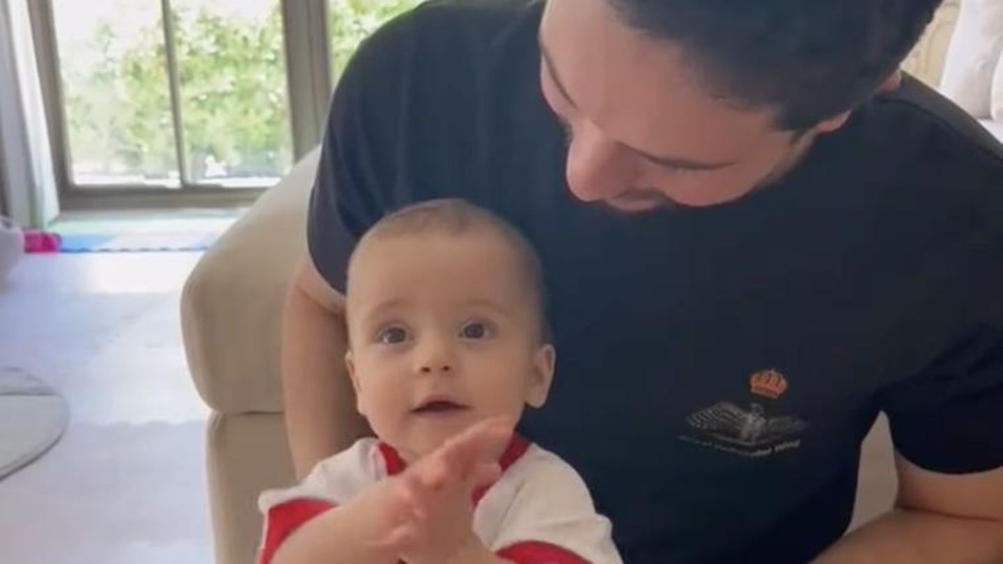 Prinzessin Rajwa: Baby Iman jubelt im süßesten Fußball-Video des Jahres ...