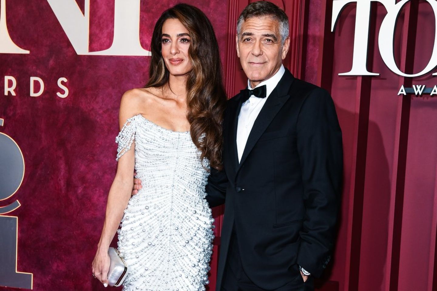 George Clooney bei den Tony Awards 2025 mit silbernem Haar | GALA.de