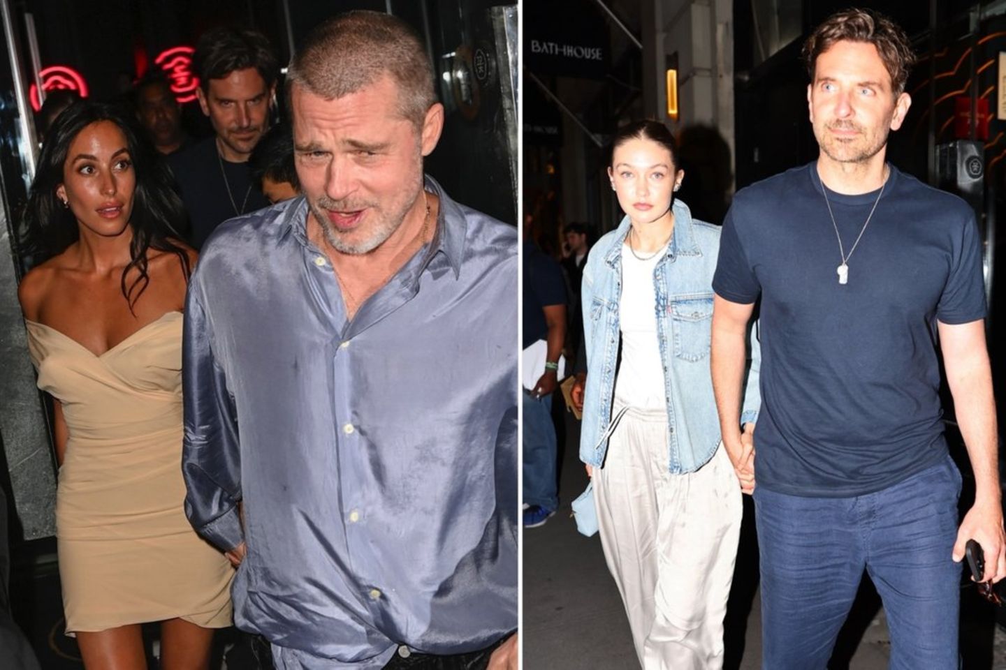 Brad Pitt und Ines de Ramon: Date Night mit Hadid und Cooper