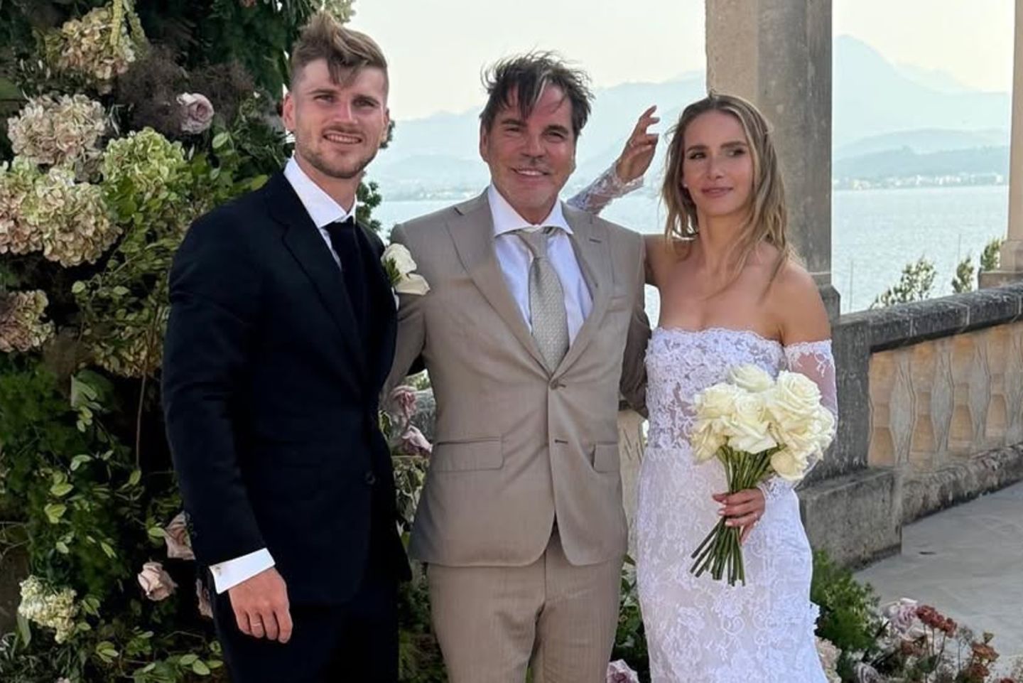 Timo + Paula Werner : Timo Werners Frau ließ sich beim Brautkleid von US-Promi inspirieren