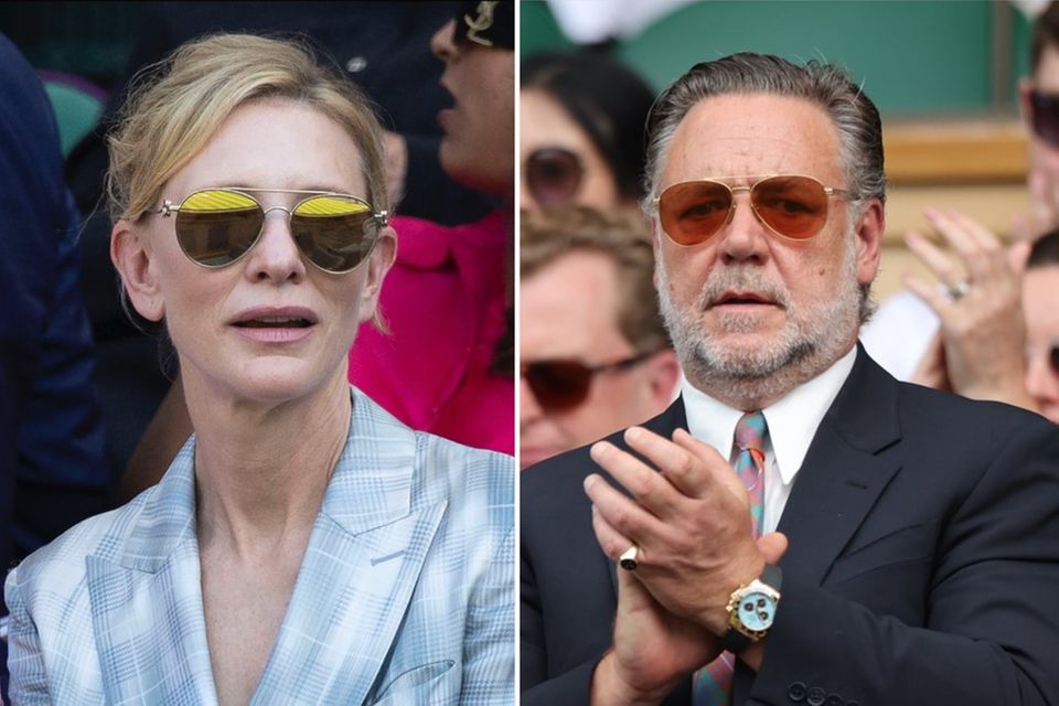 Tag zwei in Wimbledon: Cate Blanchett und Russell Crowe am Platz | GALA.de