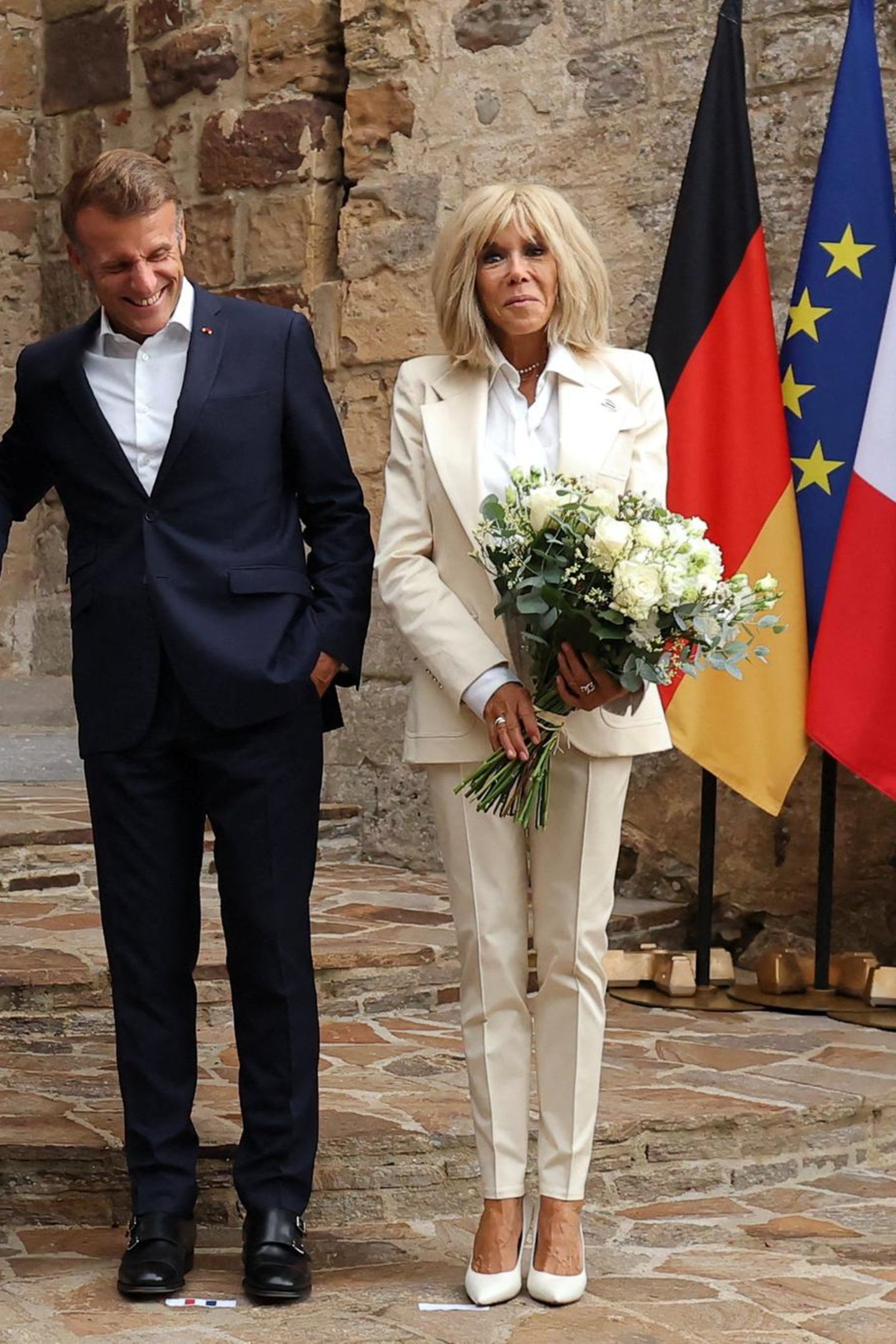 Brigitte Macron: Hier beweist sie ihr Gespür für modische Diplomatie ...