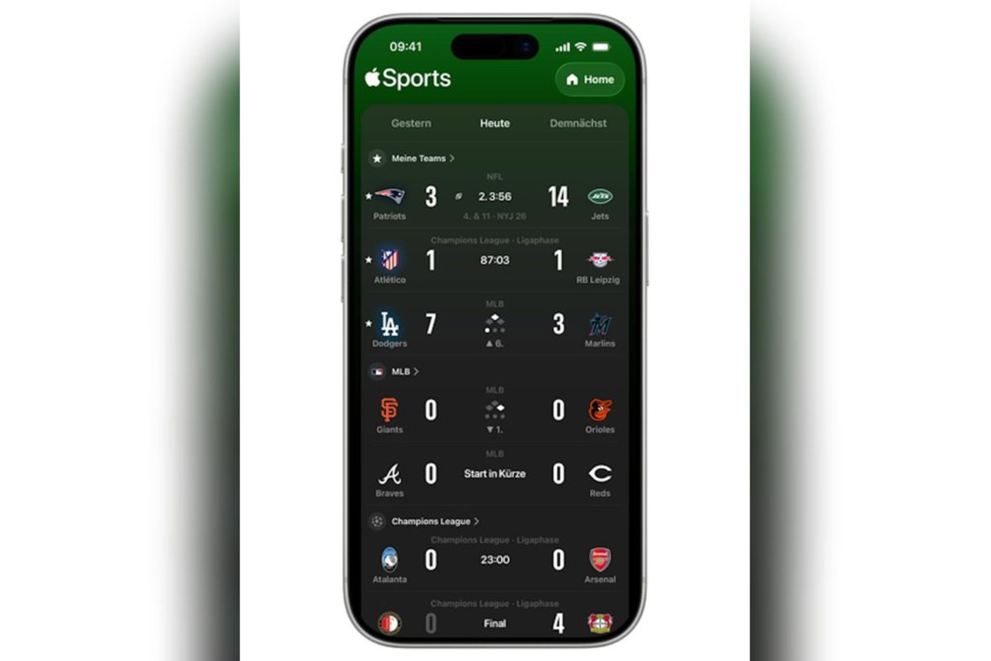 Apple Sports: Ergebnis-App jetzt auch in Deutschland | GALA.de