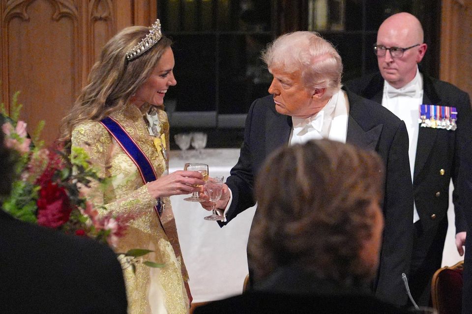 Princess of Wales: Kates versteckter Kampf beim Staatsbesuch von Trump ...