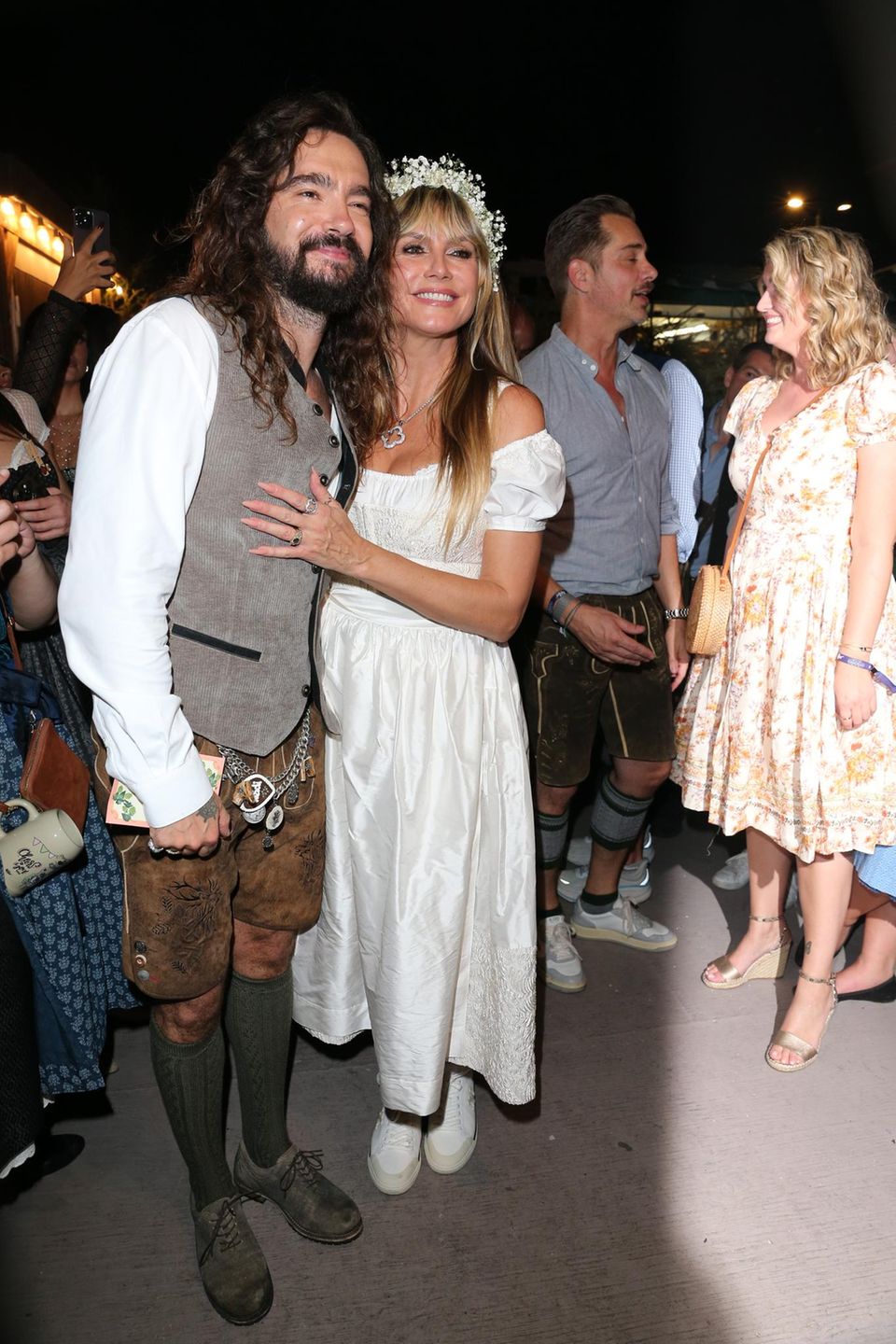 Heidi Klum leistet sich auf dem Oktoberfest einen modischen Fauxpas ...