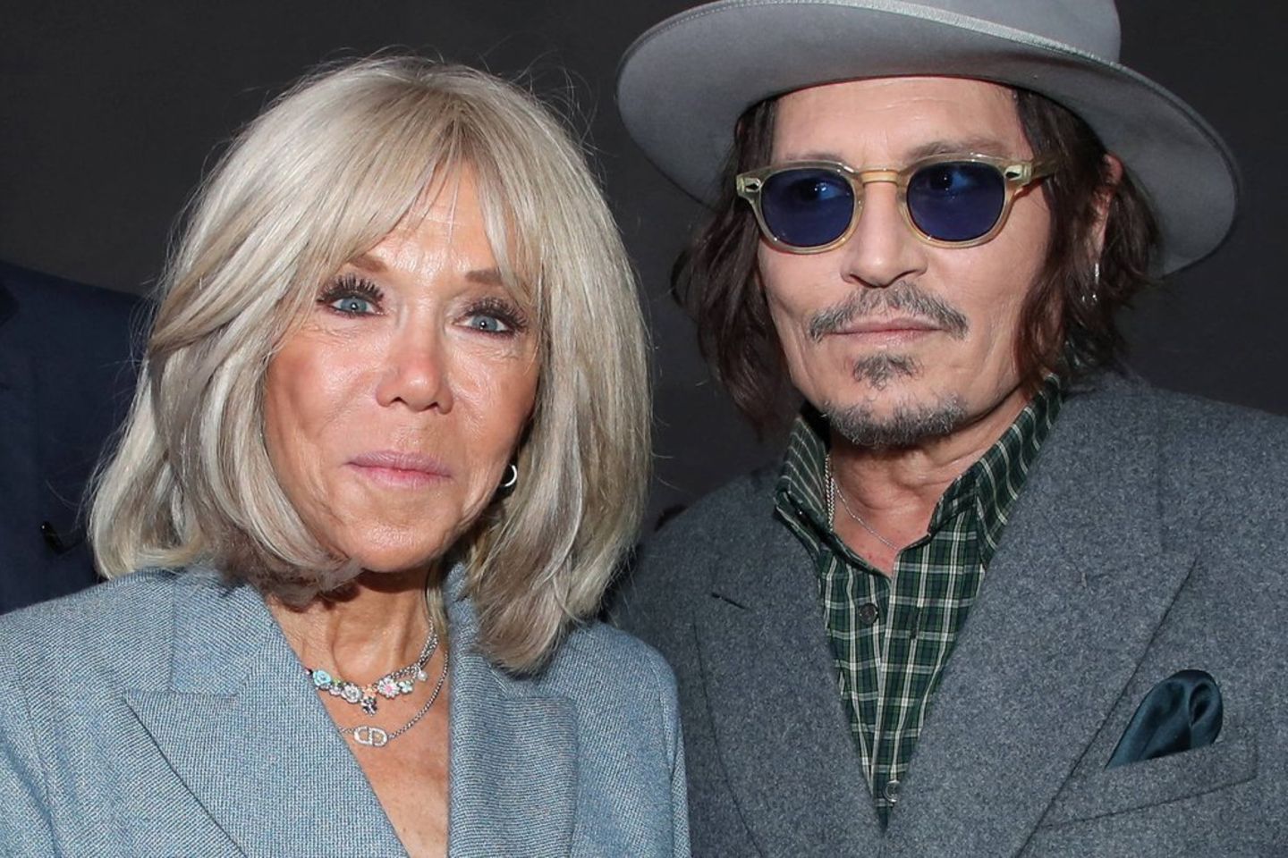 Johnny Depp bei der Paris Fashion Week: Auftritt mit Frankreichs First ...