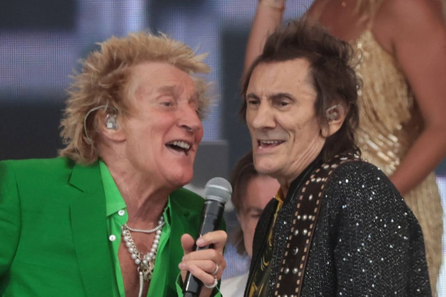 Rolling-Stones-Star Ron Wood: Er schreibt neue Musik mit Rod Stewart ...