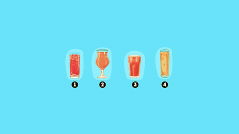 IQ-Test: In welchem Glas ist wirklich am meisten Flüssigkeit drin ...