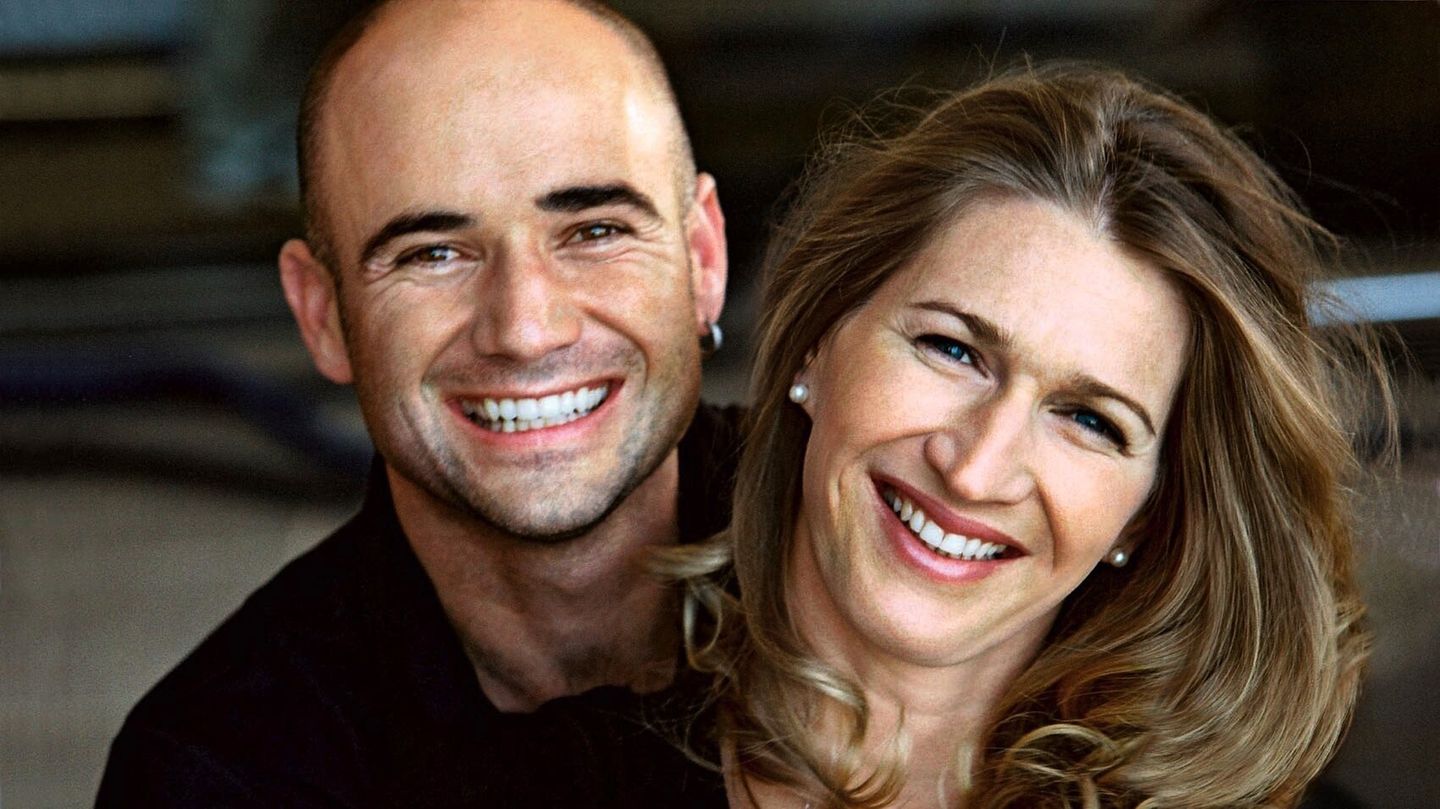 Throwback-Foto: Andre Agassi trug beim Tennis eine Perücke