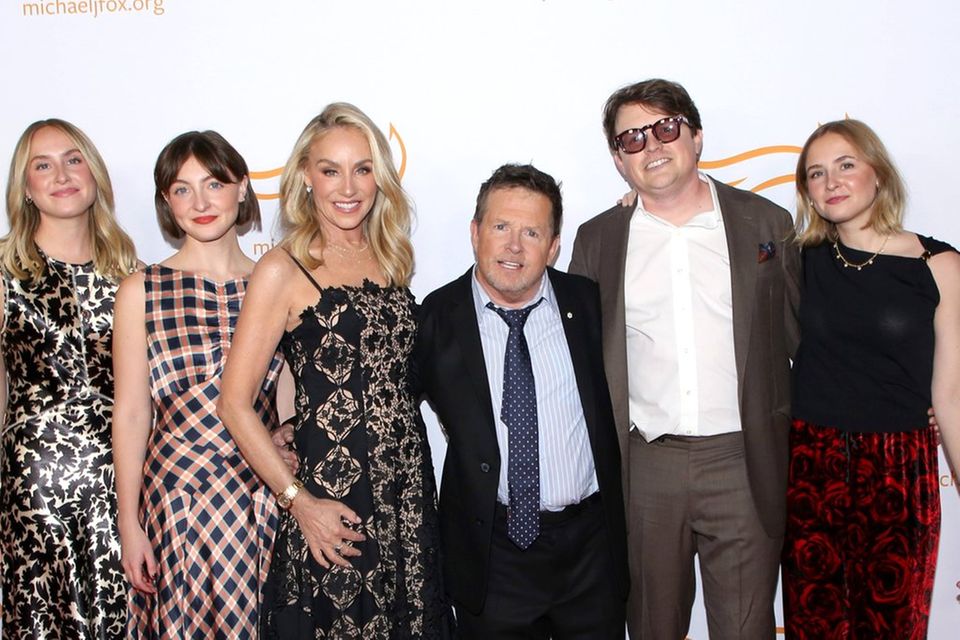 Michael J. Fox mit seiner Familie: Gemeinsamer Auftritt bei Benefiz ...
