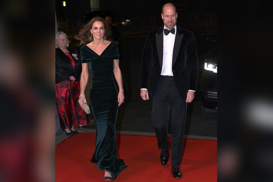 Prinz William und Prinzessin Kate: Gemeinsames Red-Carpet-Comeback ...
